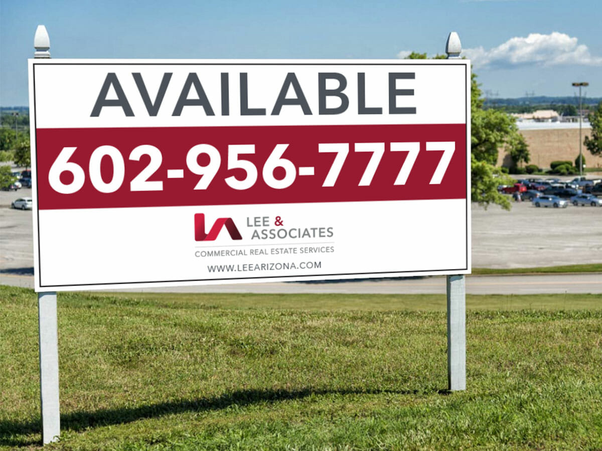 Commercial Property Sign: Lee & Associates - PRI Graphics & Signs