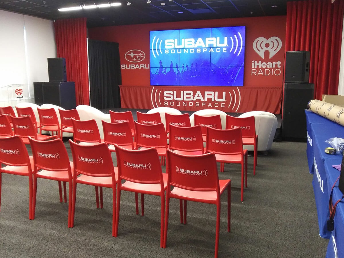 Event Signage - Vinyl Graphics: Subaru / iHeart Radio - PRI Graphics ...