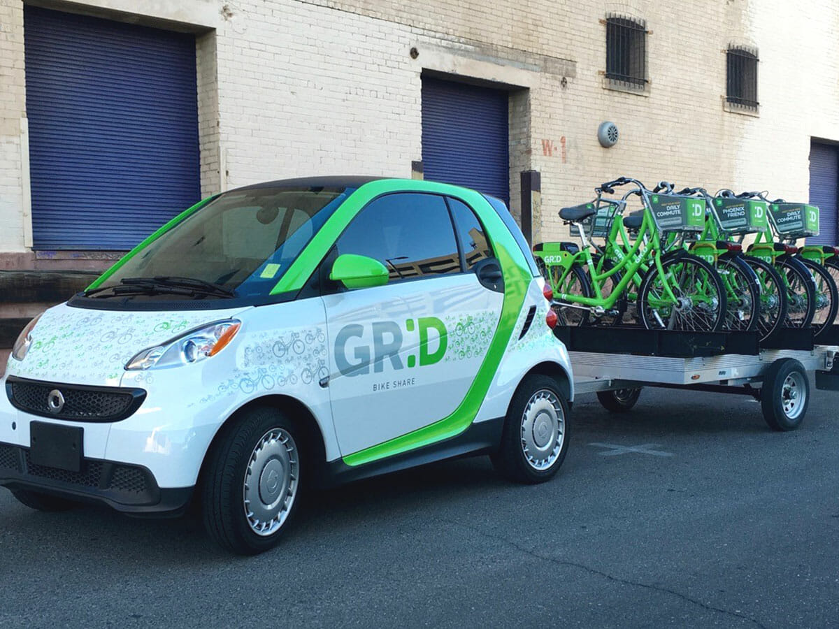 Vehicle Graphics: Grid Bikes - PRI Graphics & Signs