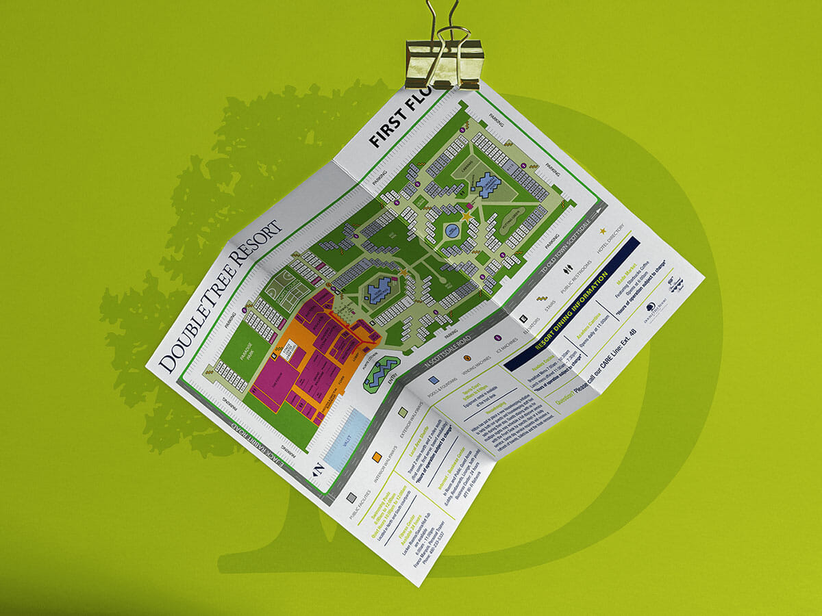Resort Map: DoubleTree Resort - PRI Graphics & Signs